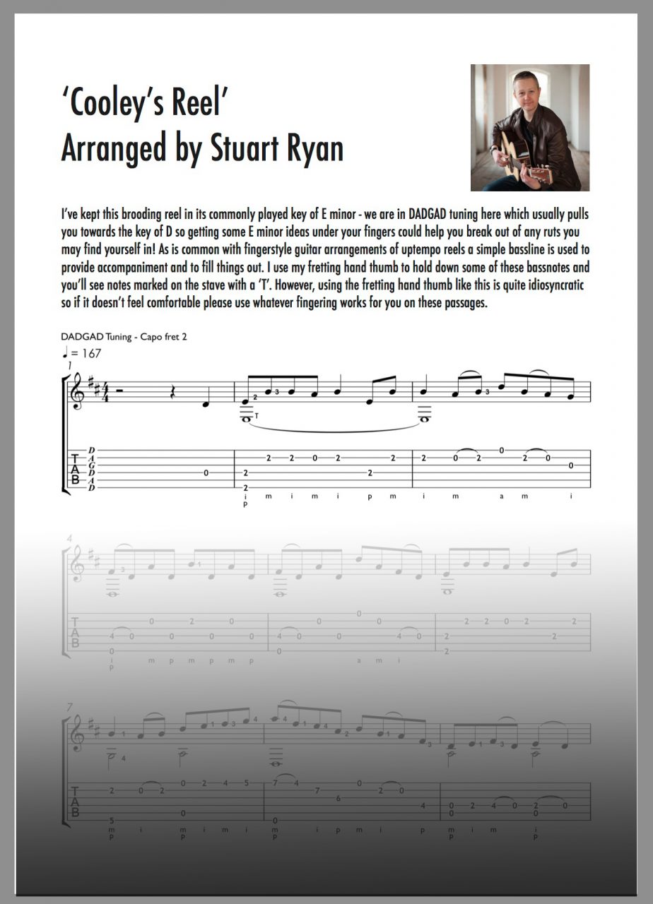 Celtic Guitar Lesson For Download | Celtic Set Vol 1 Reels & Jigs