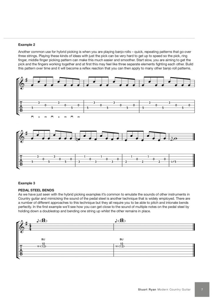 Modern Country Jam Session Book | Stuart Ryan Music